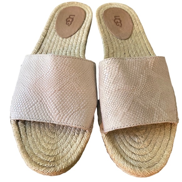 UGG | Shoes | Ugg Espadrille Slides | Poshmark
